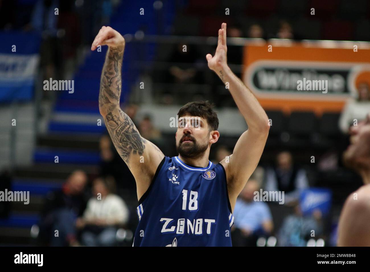 Saint Petersburg, Russia, 01 February 2023: Basketball, VTB United ...