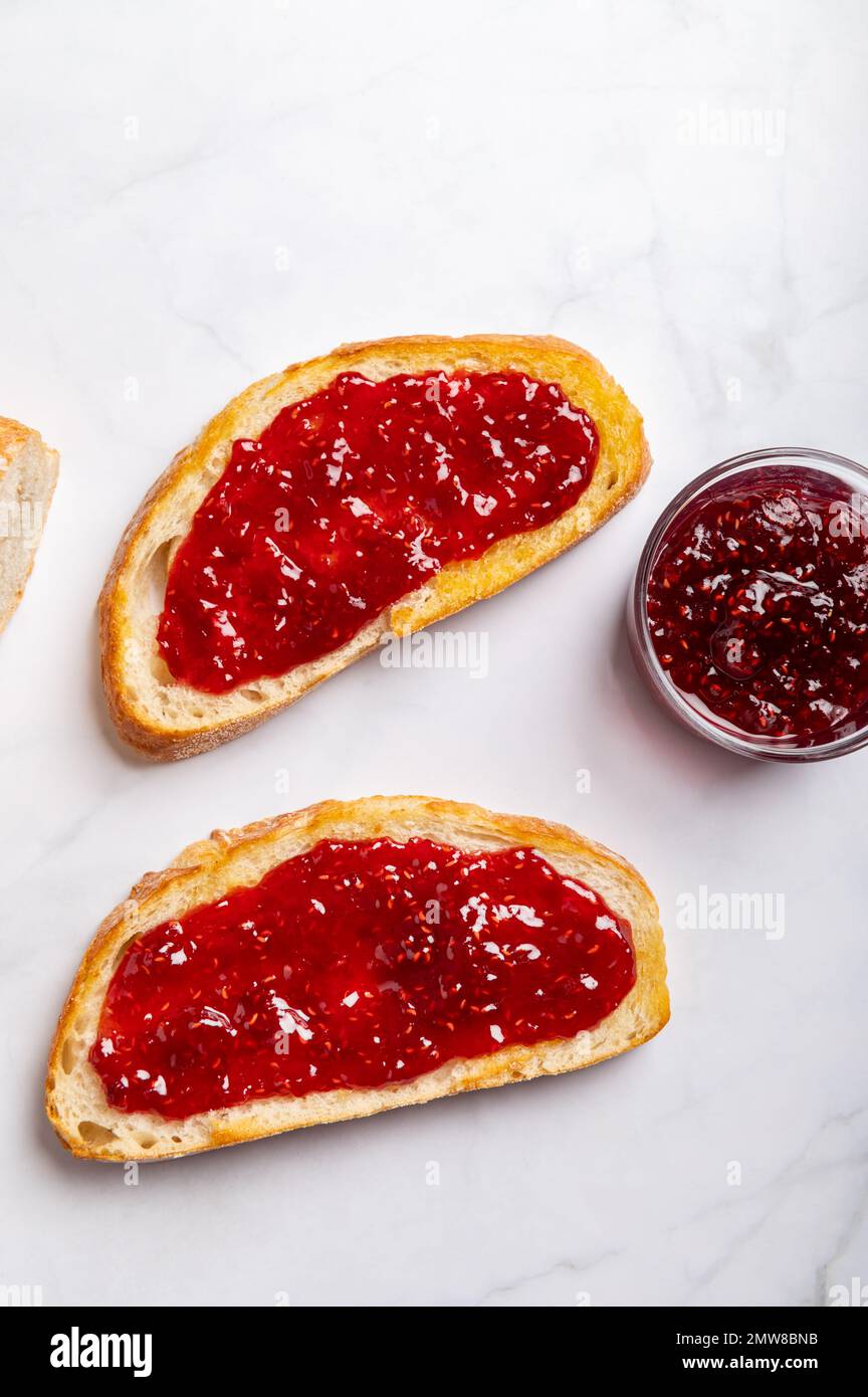 Sourdough toast jam hi-res stock photography and images - Alamy