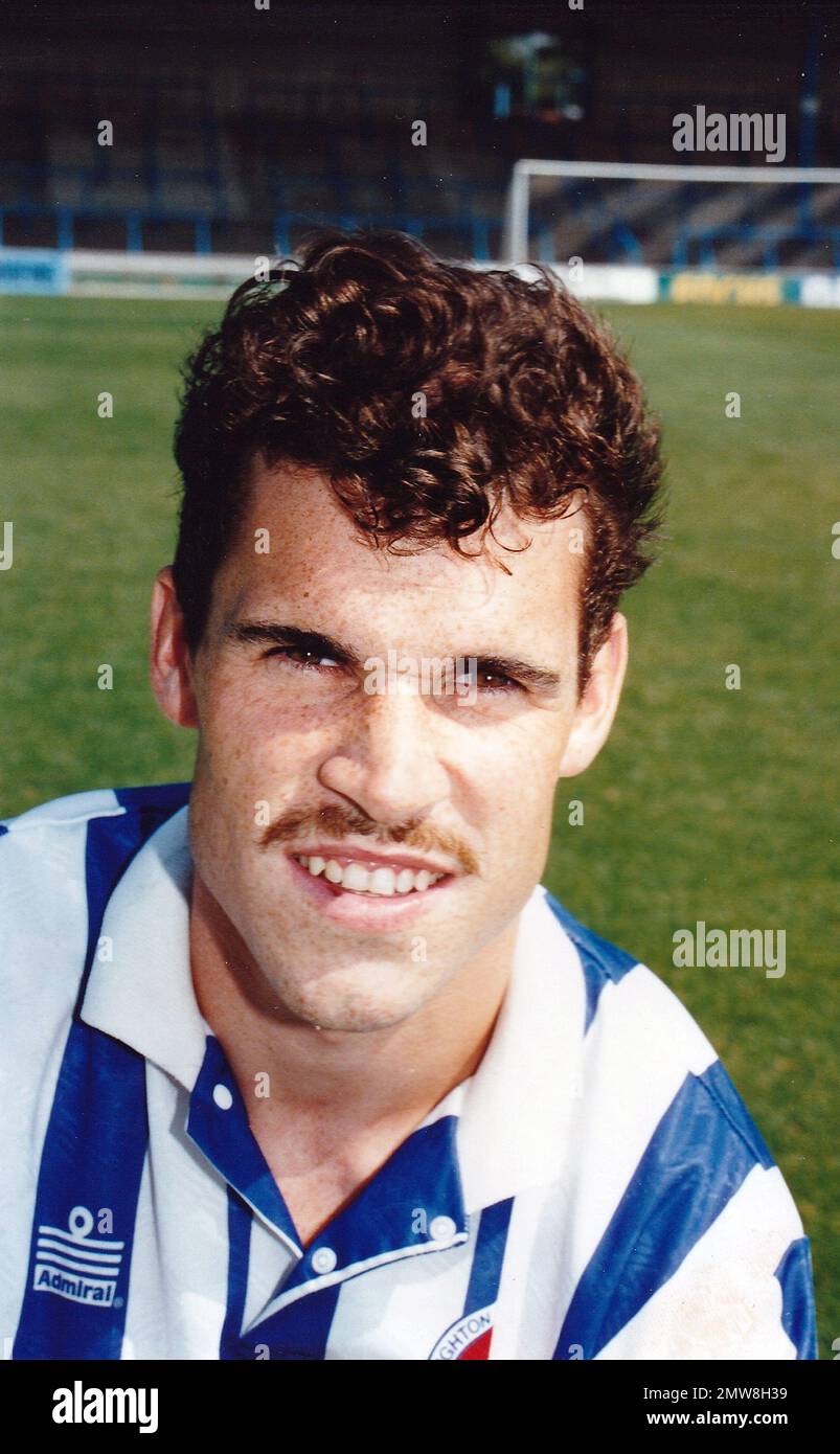 BRIGHTON FC 1995 , STUART STORER PIC MIKE WALKER 1995 Stock Photo - Alamy