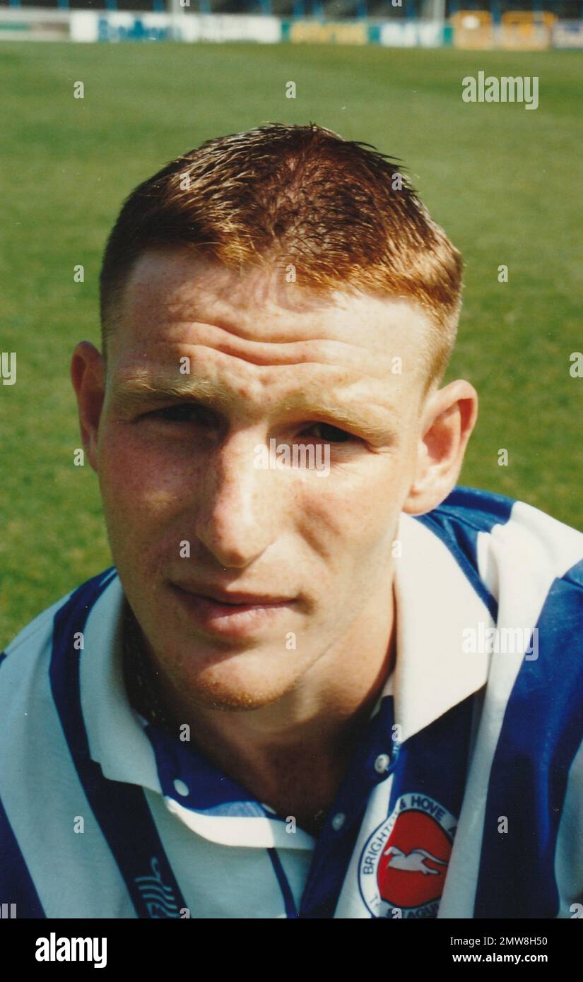BRIGHTON FC 1995 , STUART TUCK PIC MIKE WALKER 1995 Stock Photo - Alamy