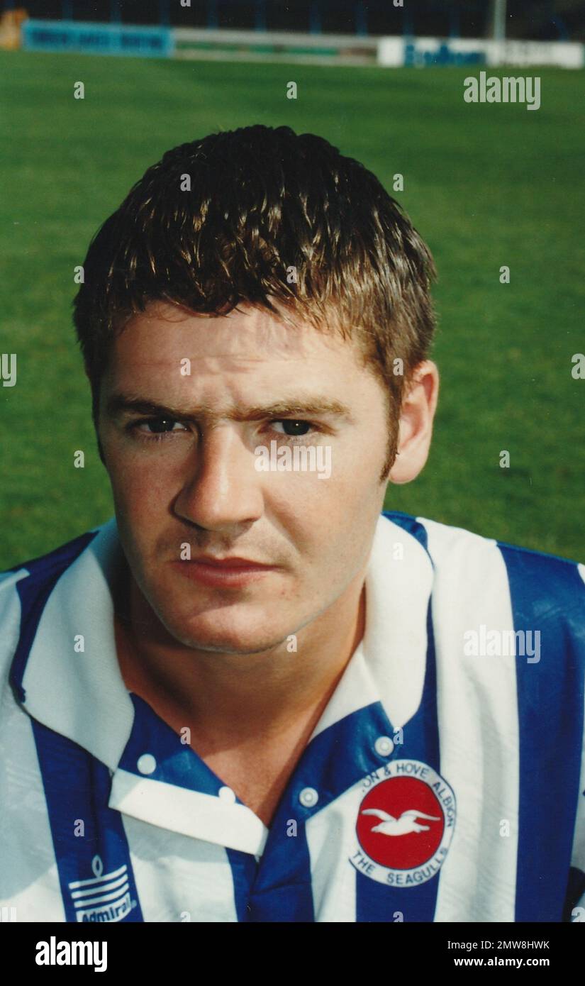 BRIGHTON FC 1995 , JOHN RYAN PIC MIKE WALKER 1995 Stock Photo - Alamy