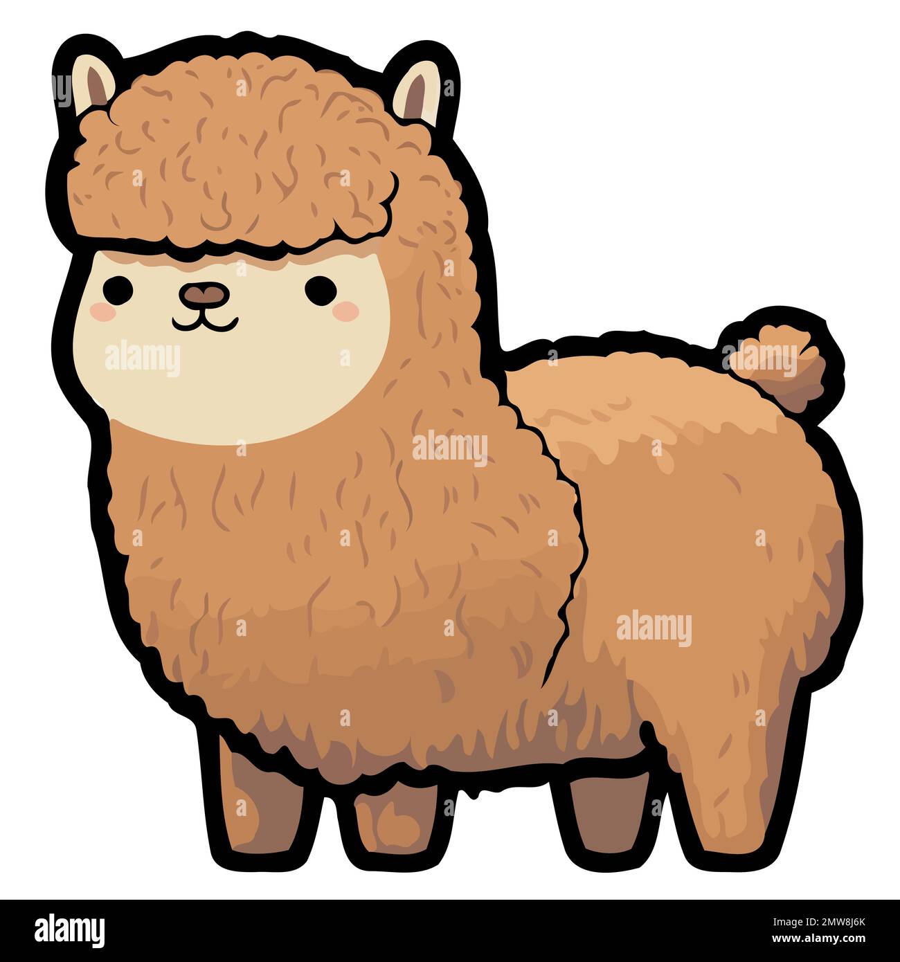 Clip Art Alpaca