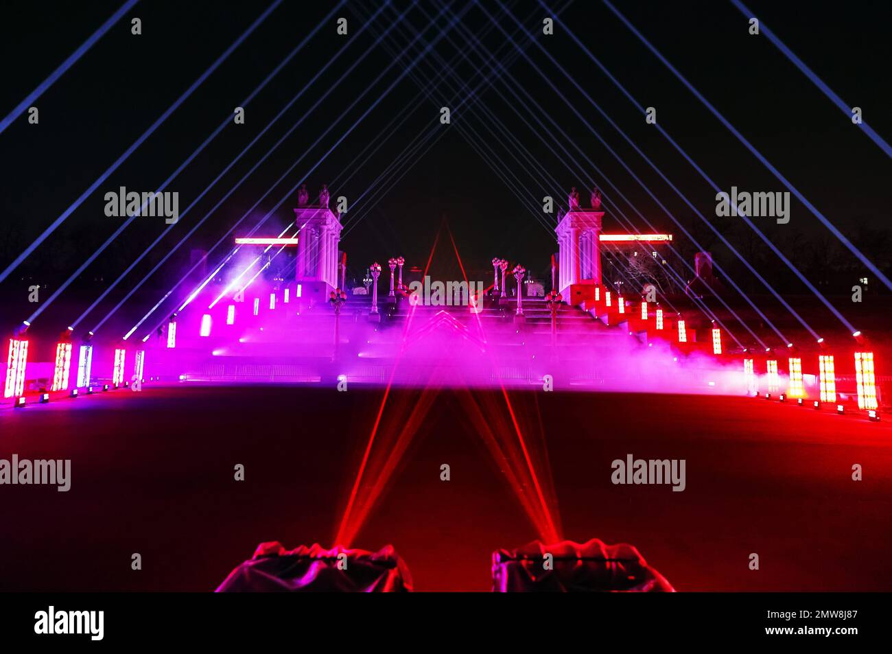 Events for the 80th anniversary of the Battle of Stalingrad in Volgograd. Video installations ...