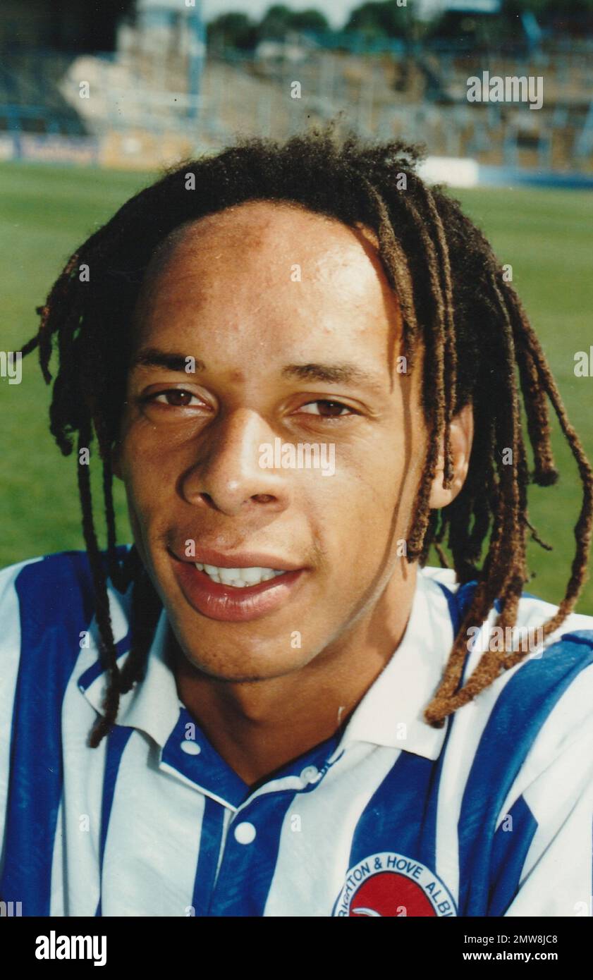 BRIGHTON FC 1995 , PETER SMITH PIC MIKE WALKER 1995 Stock Photo - Alamy