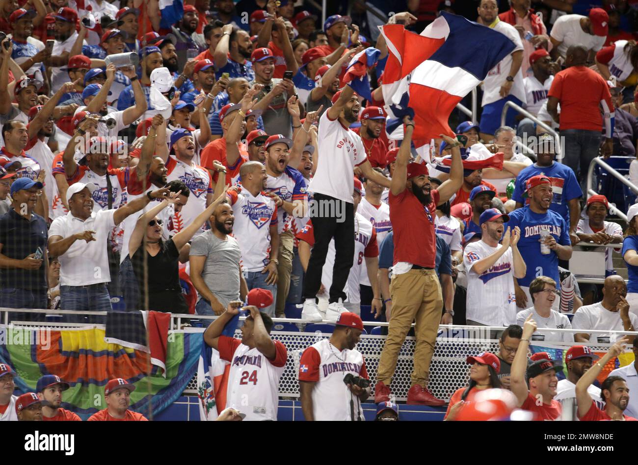 Fans Cheer For The Dominican Republic During A First-round Game Of The