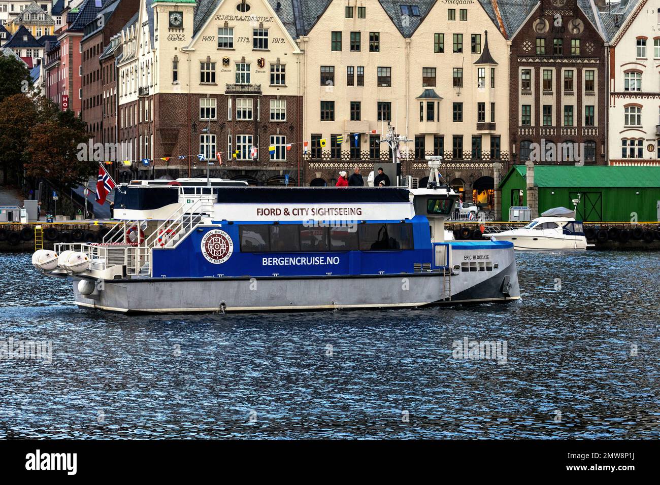 Refurbished passenger and sightseeing vessel Eric Bloodaxe at Vaagen ...