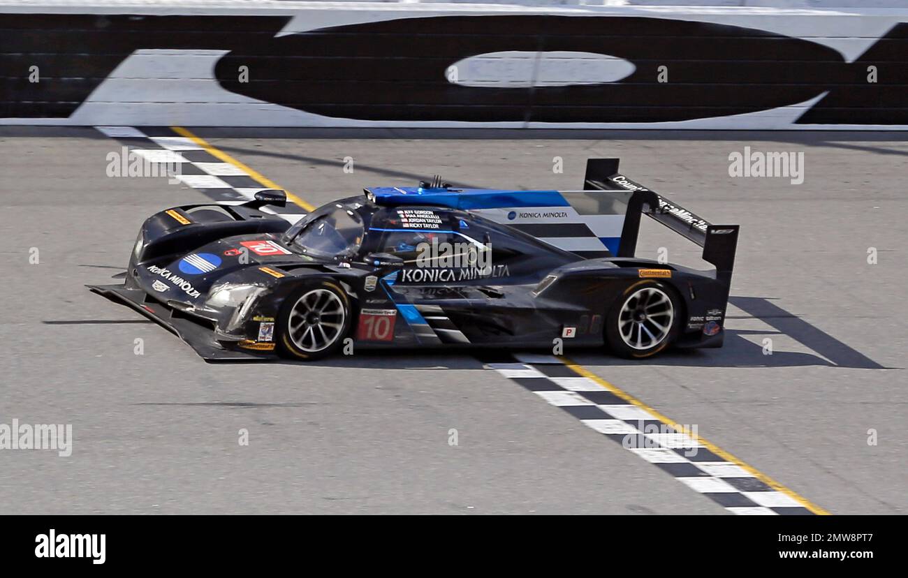 FILE - In this Jan. 29, 2017, file photo, Ricky Taylor drives his ...