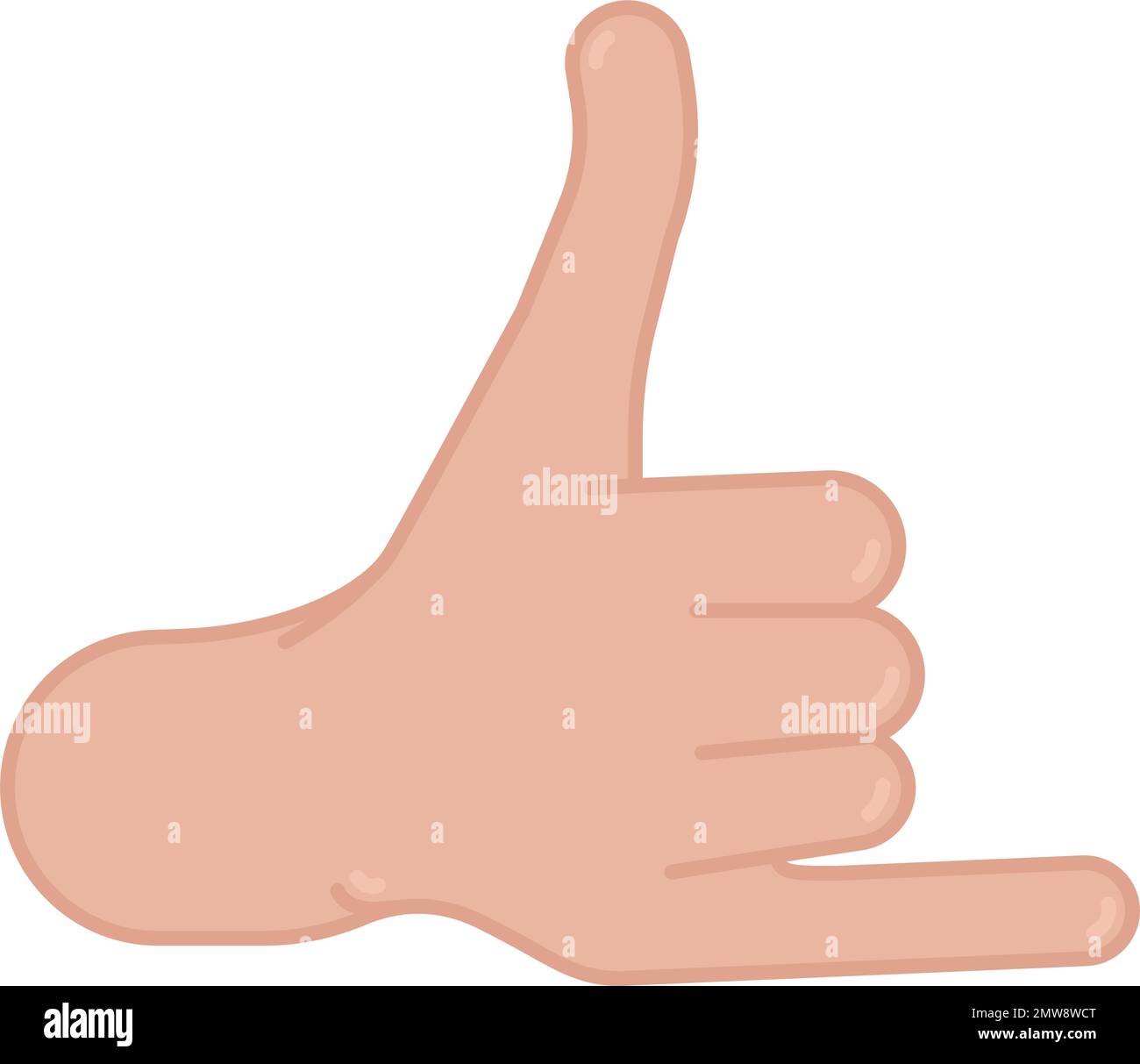 Isolated colored hand gesture icon Vector Stock Vector Image & Art - Alamy