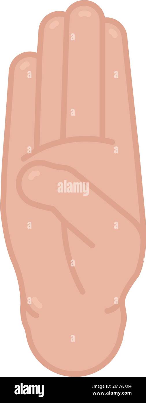 Isolated colored hand gesture icon Vector Stock Vector Image & Art - Alamy