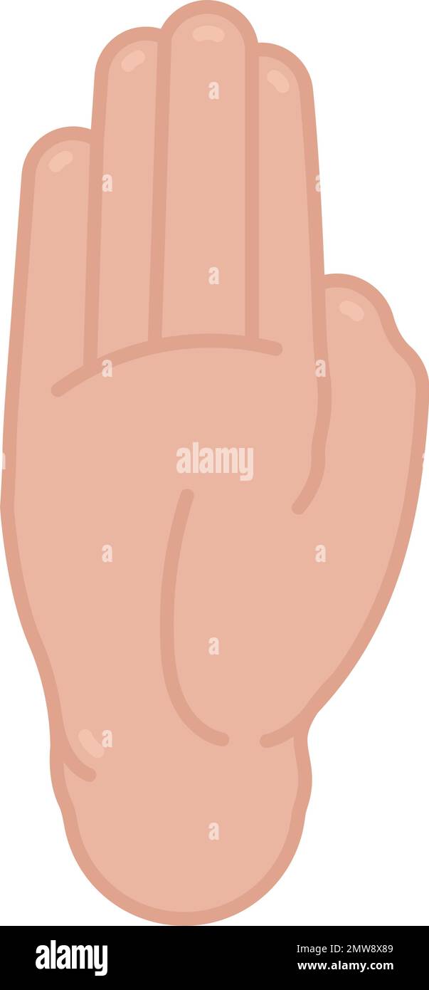 Isolated colored hand gesture icon Vector Stock Vector Image & Art - Alamy
