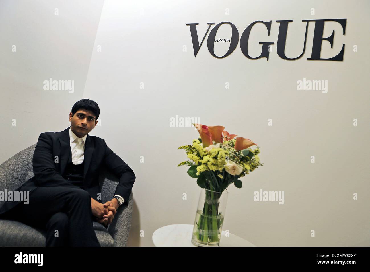 CEO & Publisher of the Vogue Arabia, Shashi Menon poses for the camera ...