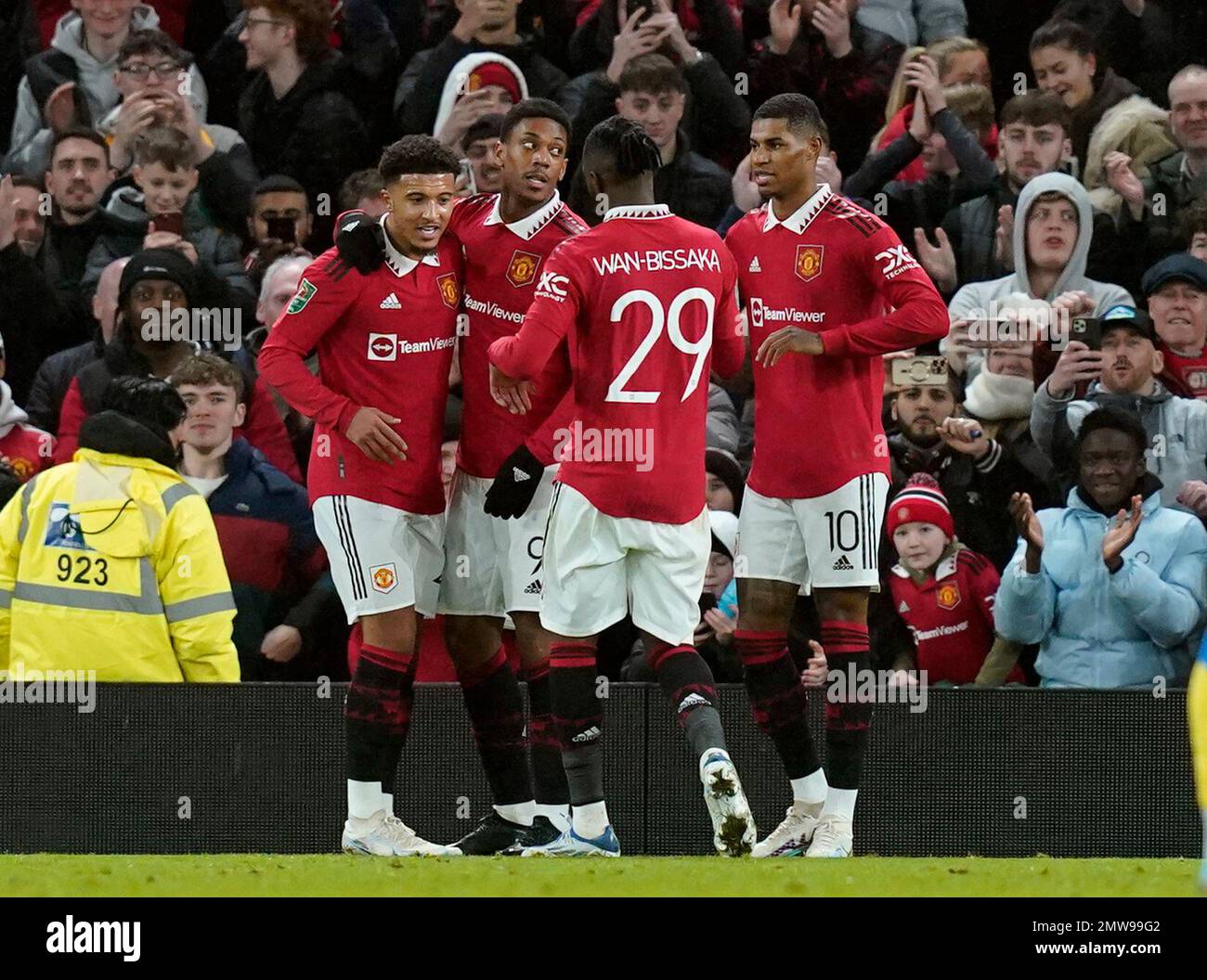 Manchester, England, 1st February 2023. Anthony Martial of Manchester ...