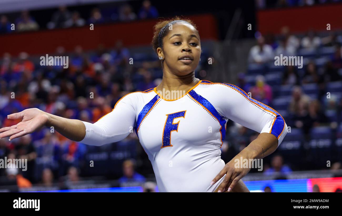 Florida's Sloane Blakely competes on the floor exercise during an NCAA ...