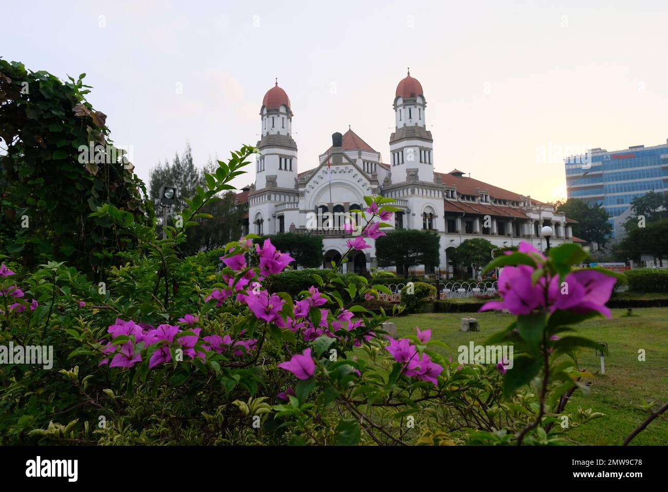 Semarang, Indonesia - 15 January 2022: The famous colonial building in ...