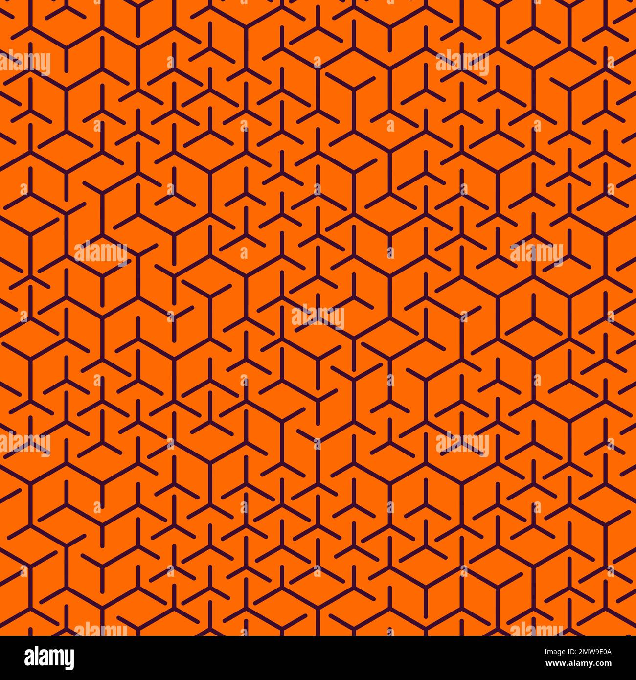 Hexagonal Maze generative pattern illustration Stock Vector Image & Art ...