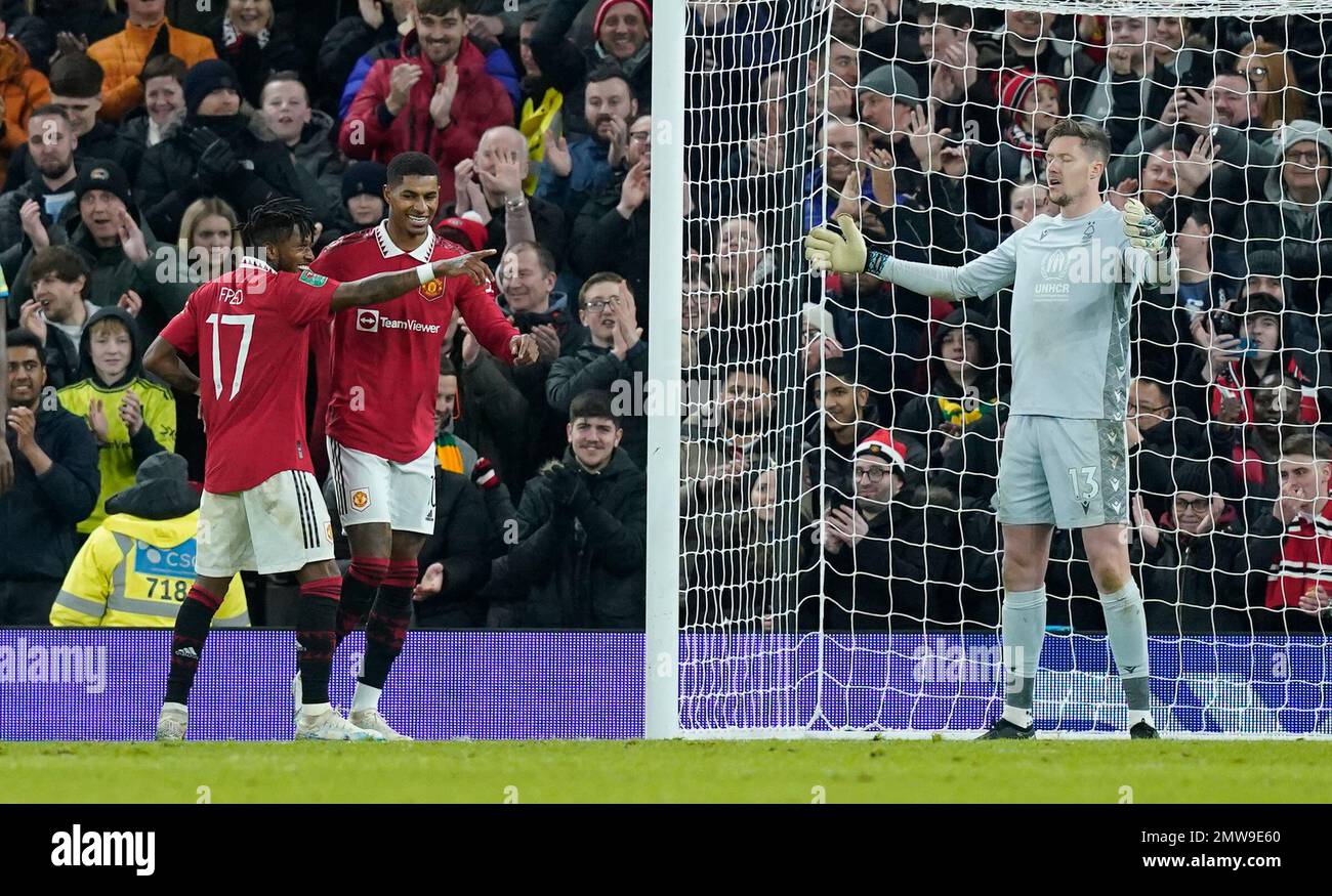 Manchester, England, 1st February 2023. Fred of Manchester United ...