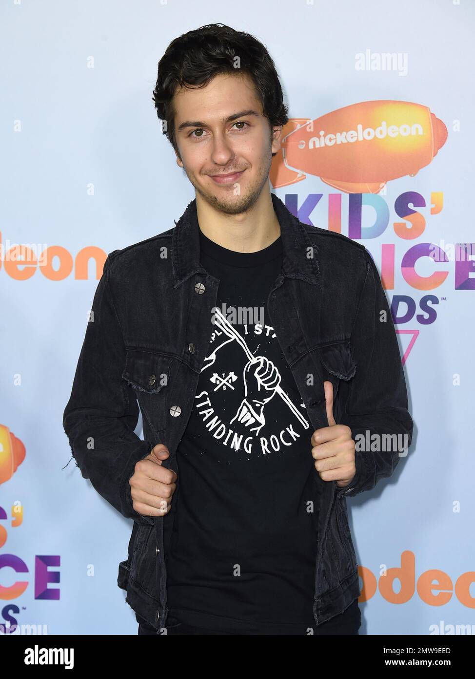 Nat Wolff arrives at the Kids' Choice Awards at the Galen Center on ...