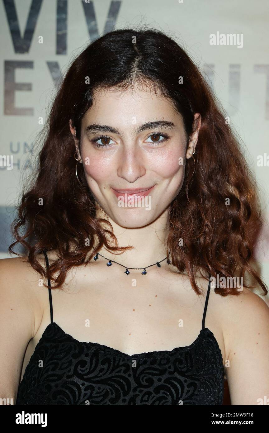 Talia Maidenberg attends 'Tel Aviv - Beyrouth' Paris film premiere at L'Arlequin cinema on ...