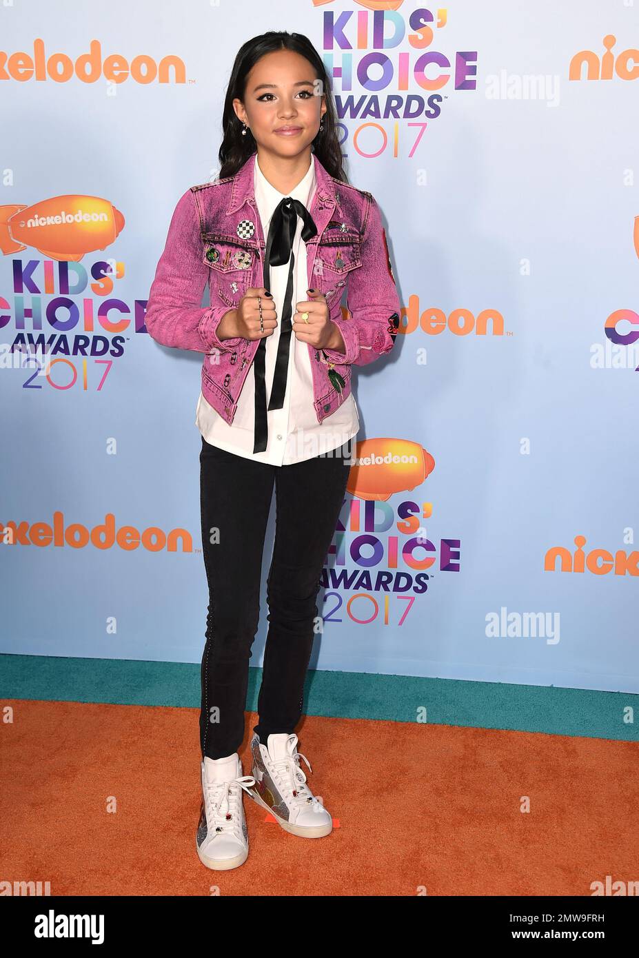 Breanna Yde arrives at the Kids' Choice Awards at the Galen Center on ...