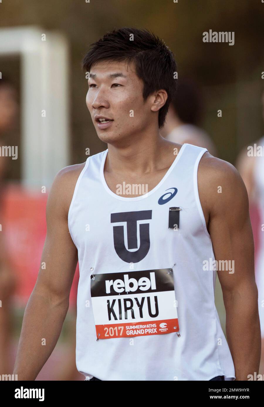 Japan's Yoshihide Kiryu walks after running the men's 100-meter at the ...