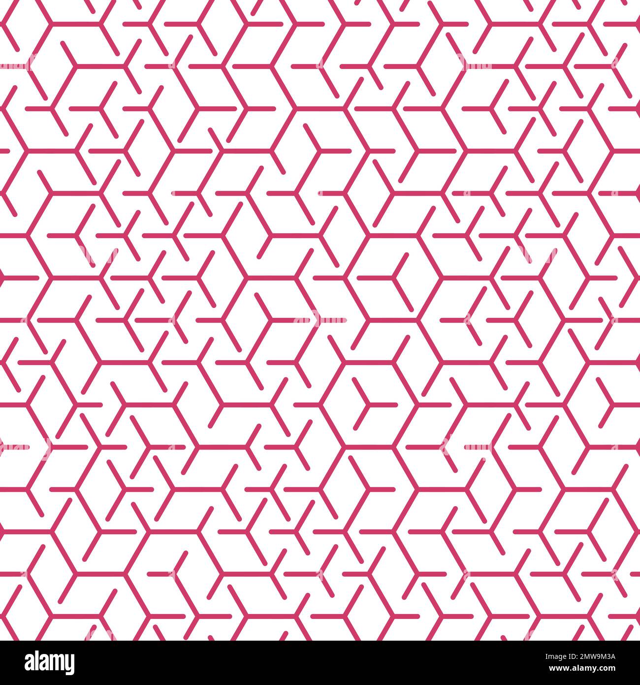 Hexagonal Maze generative pattern illustration Stock Vector Image & Art ...