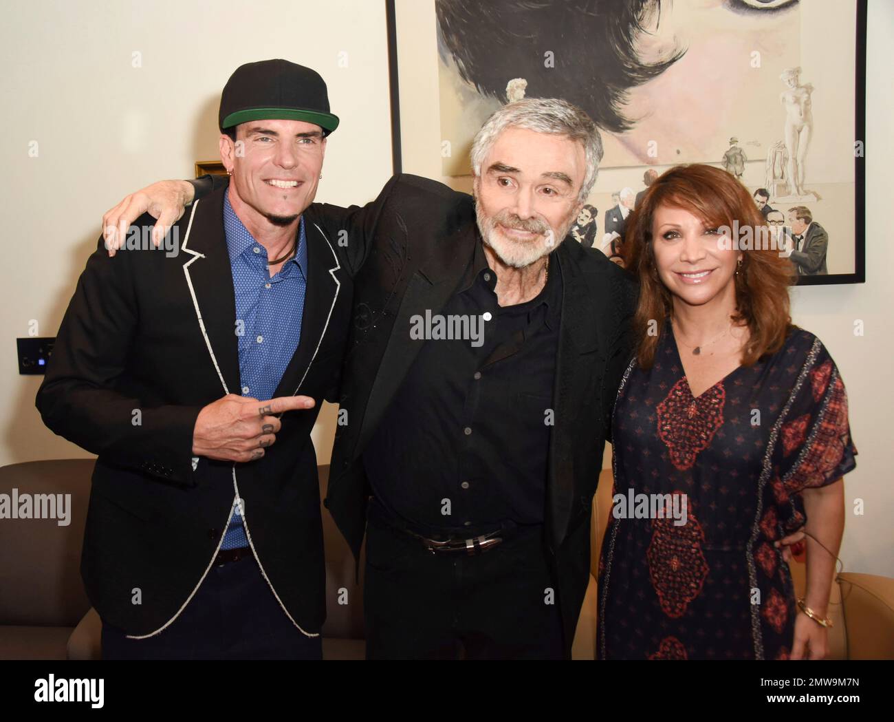 Rob Van Winkle, from left, Burt Reynolds and Cheri Oteri attend the ...