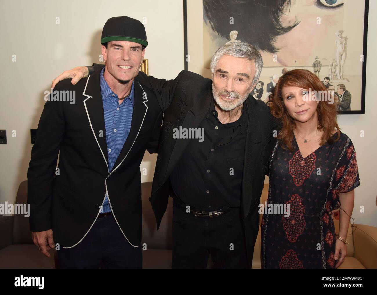 Rob Van Winkle, from left, Burt Reynolds and Cheri Oteri attend the ...