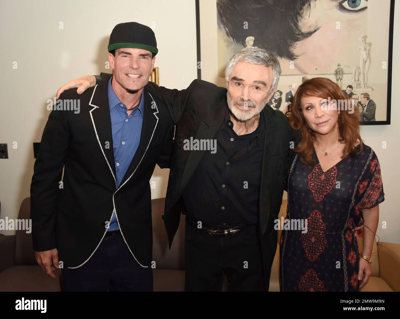 Rob Van Winkle, from left, Burt Reynolds and Cheri Oteri attend the ...