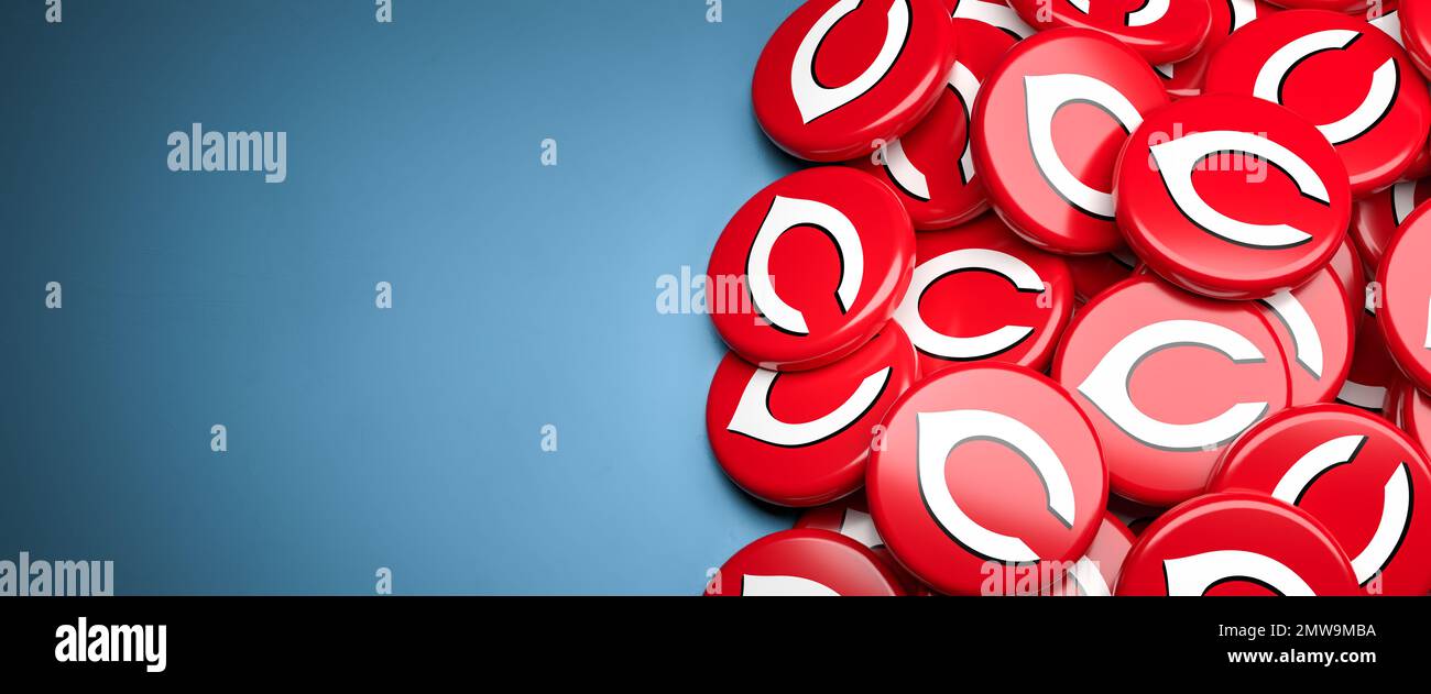 Cincinnati reds logo hi-res stock photography and images - Alamy