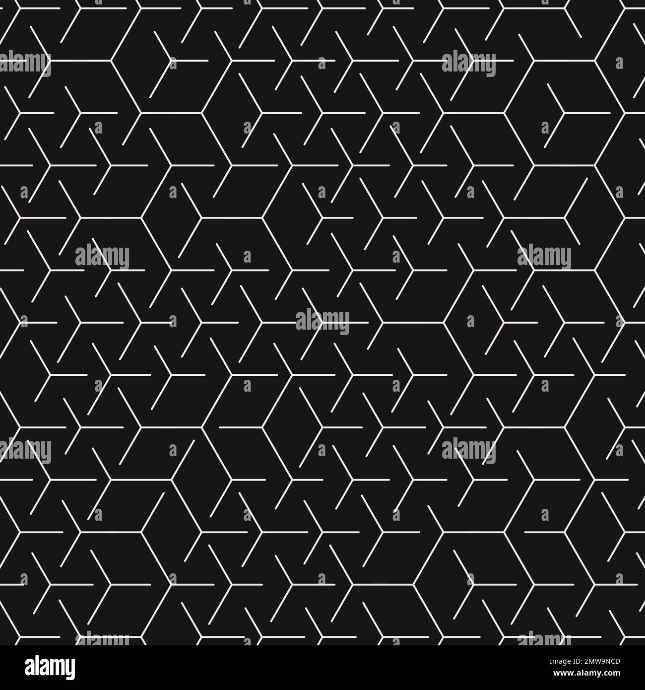 Hexagonal Maze generative pattern illustration Stock Vector Image & Art ...