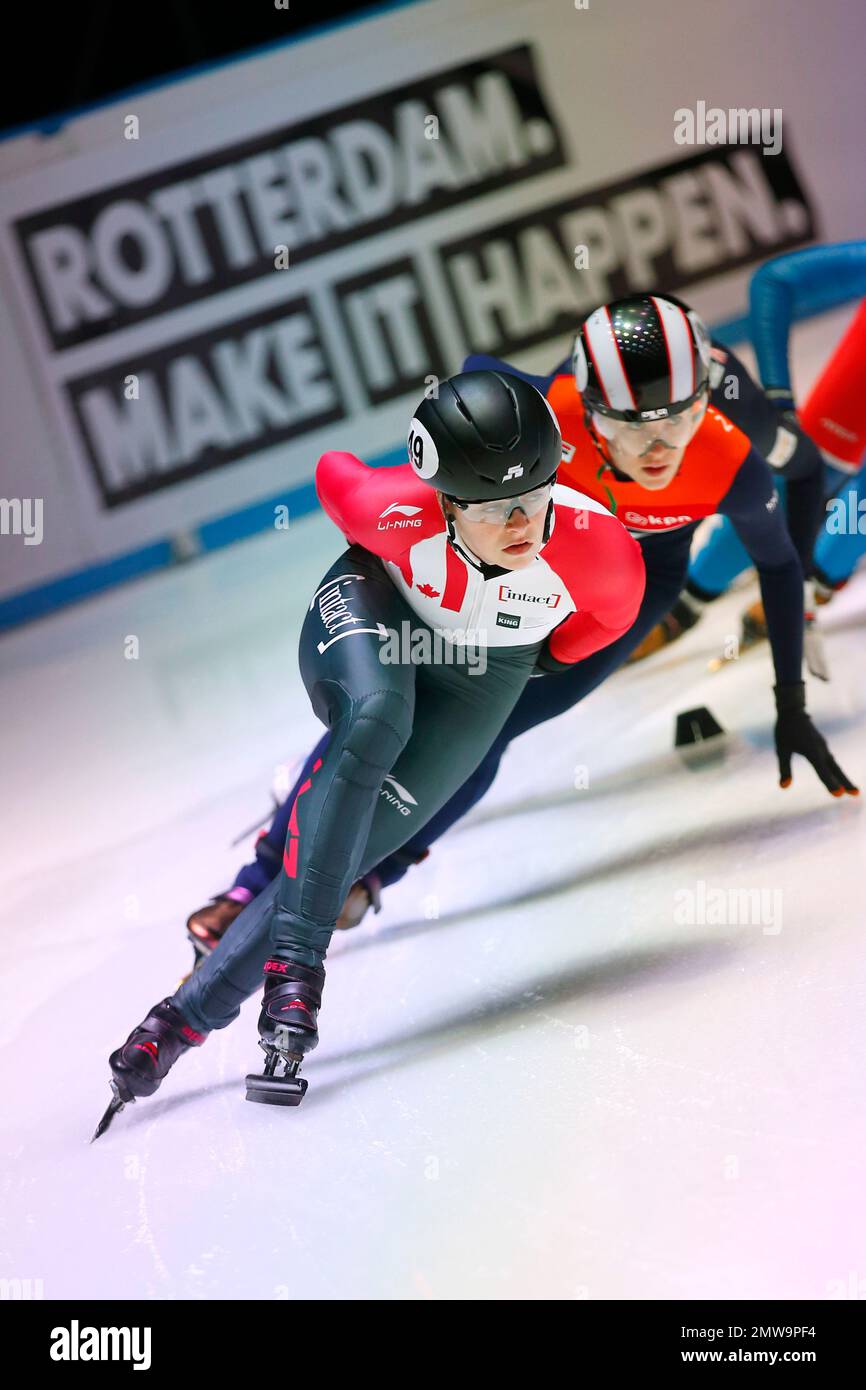 Canada's Kim Boutin, front, competes in one of the heats of the women's ...