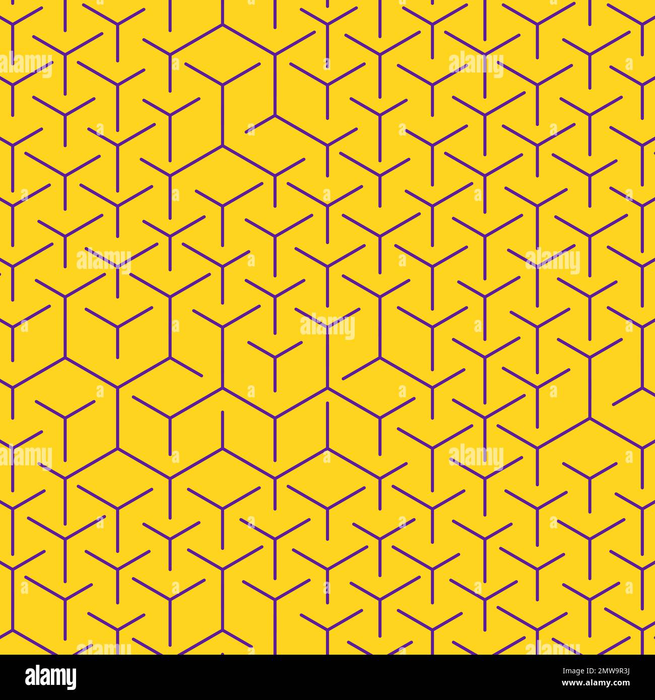 Hexagonal Maze generative pattern illustration Stock Vector Image & Art ...