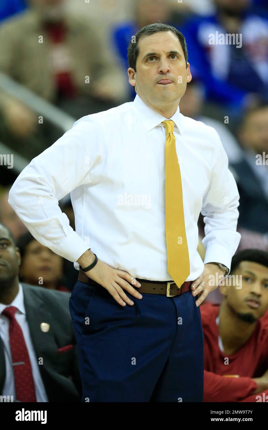 Iowa State head coach Steve Prohm during first half of an NCAA college ...