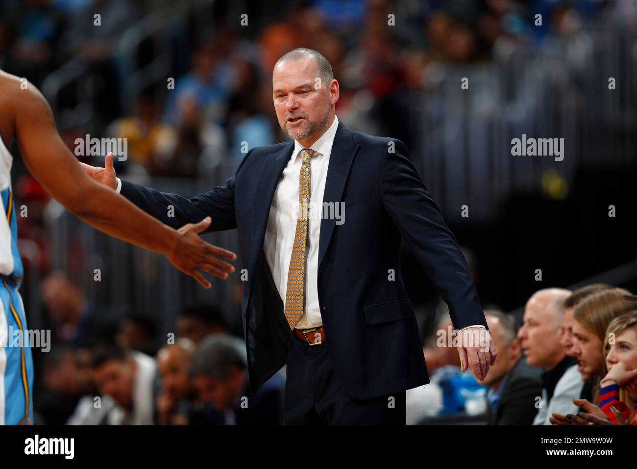Denver Nuggets head coach Michael Malone in the second half of an NBA ...