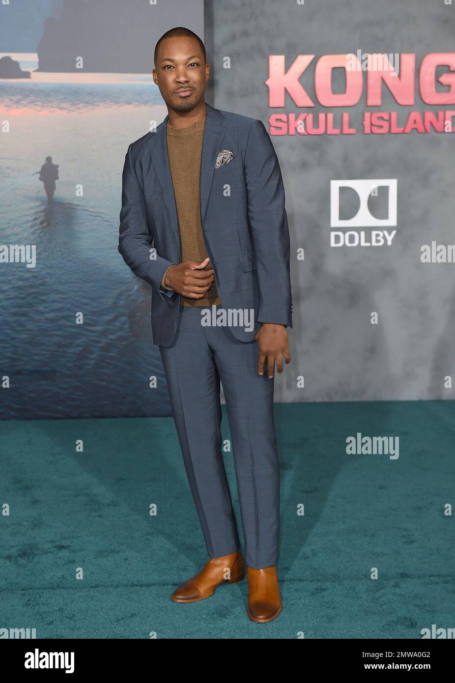 Corey Hawkins arrives at the Los Angeles premiere of "Kong: Skull ...