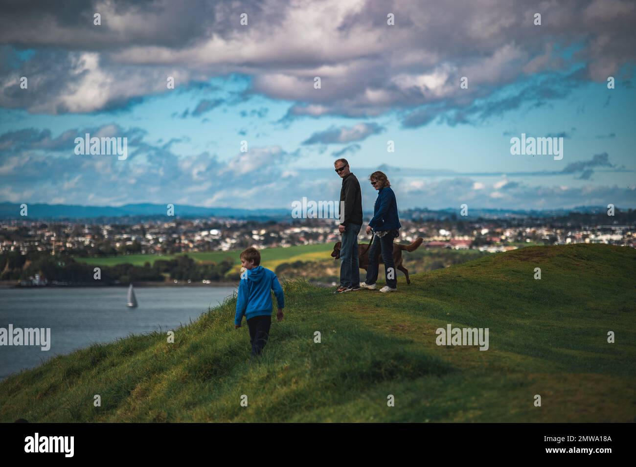 look down from the hill Stock Photo - Alamy