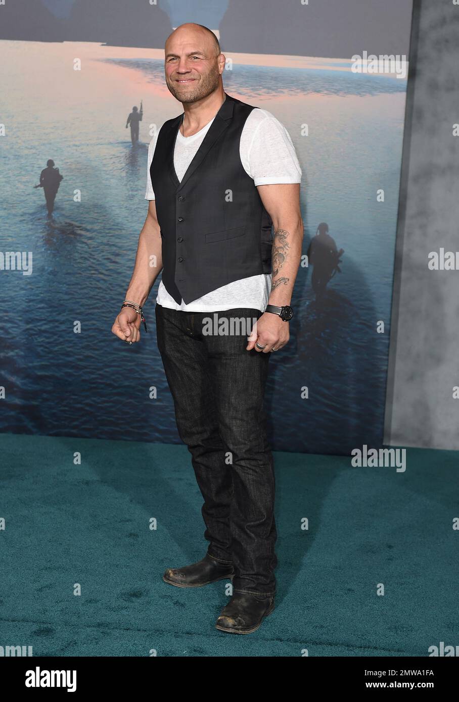 Randy Couture arrives at the Los Angeles premiere of "Kong: Skull ...