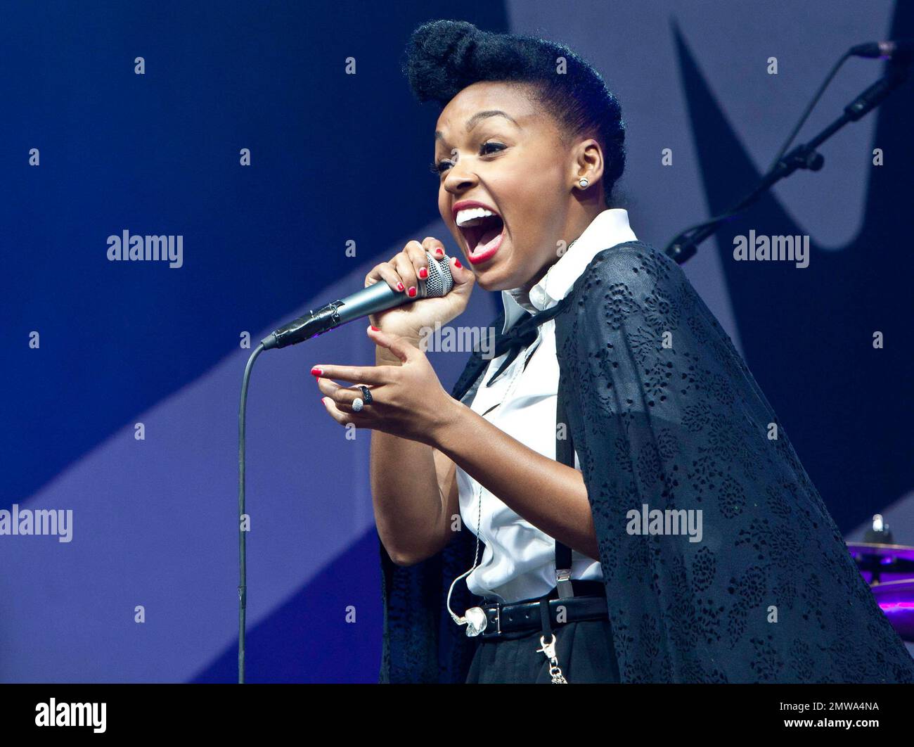 Southwold, Suffolk. UK. Janelle Monae performing live at Day One of ...