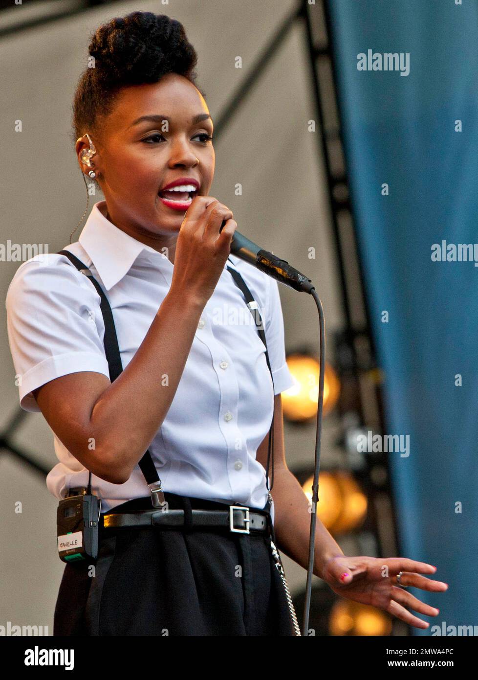 Southwold, Suffolk. UK. Janelle Monae performing live at Day One of ...