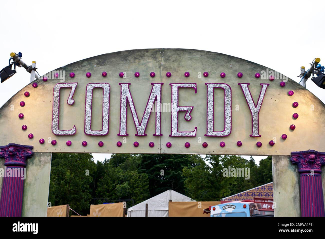 Southwold, Suffolk. UK. Atmosphere at Day One of Latitude Festival, in ...