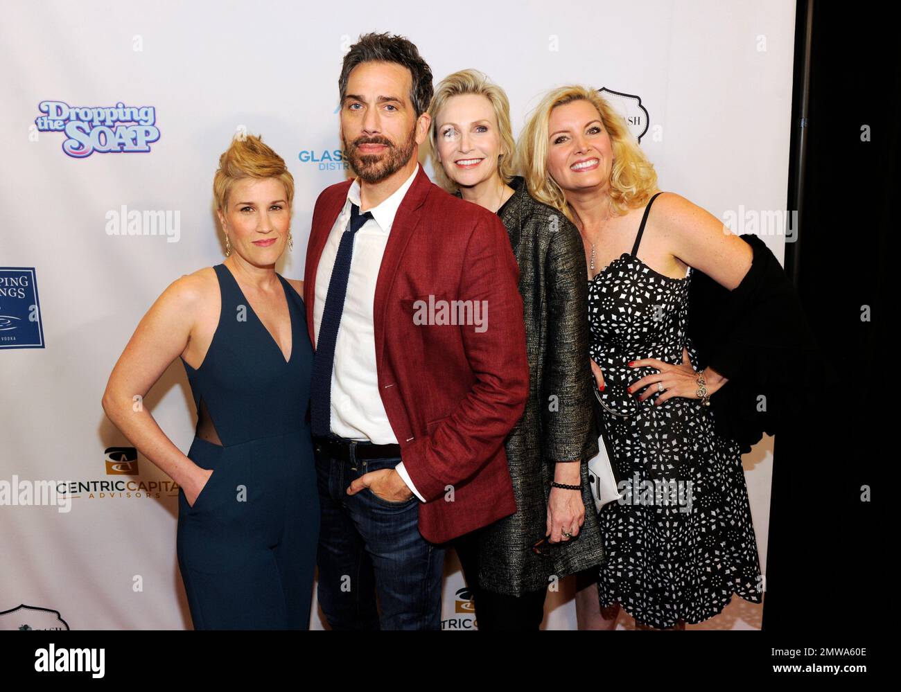 From left, Kate Mines, Paul Witten, Jane Lynch and Suzanne Friedline ...