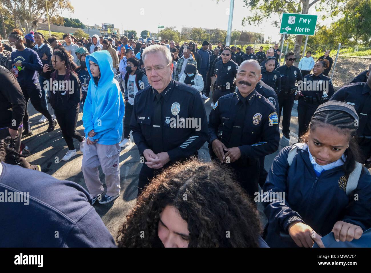 Los Angeles, California, USA. 1st Feb, 2023. Los Angeles police chief ...