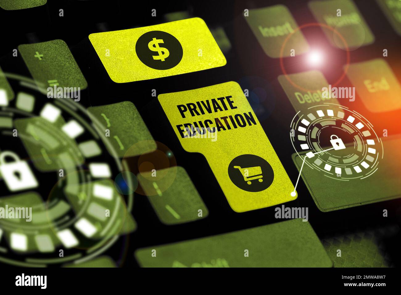 Conceptual display Private Education. Concept meaning Belonging for use ...