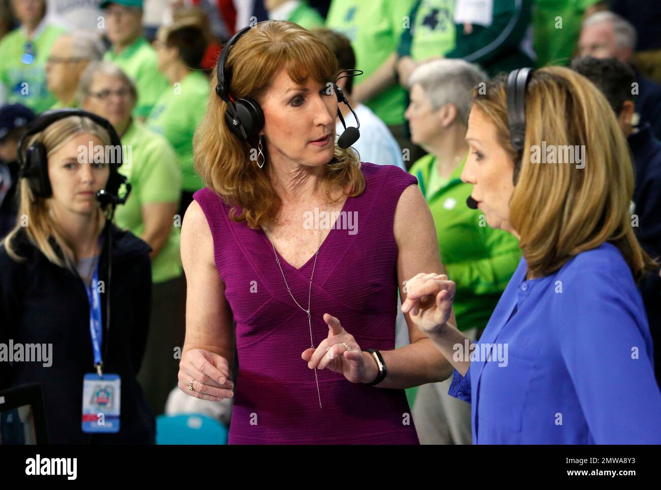 In this Sunday, March 5, 2017 photo, Debbie Antonelli, center, a women ...