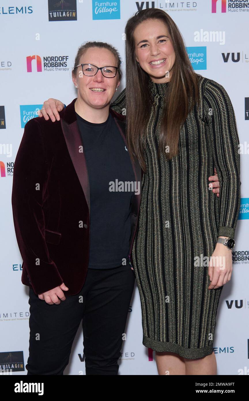 London, UK . 1 February, 2023 . Rocky Clarke and Emily Scarrett ...