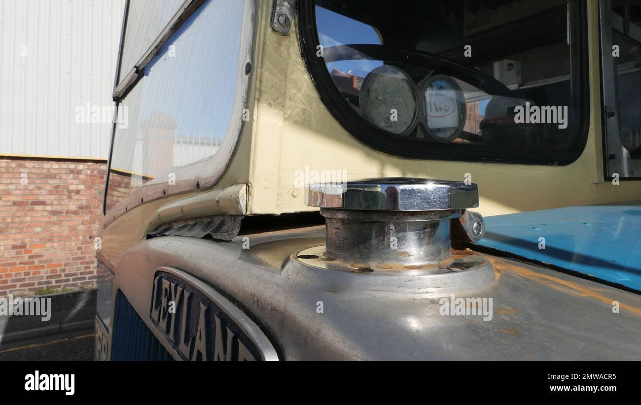 An old Birkenhead Corporation bus from the 1970s Stock Photo - Alamy