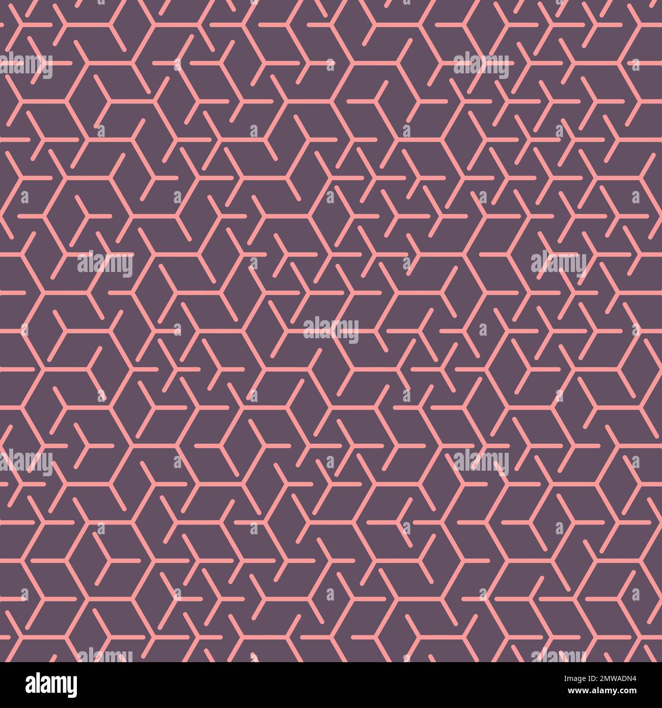 Hexagonal Maze generative pattern illustration Stock Vector Image & Art ...