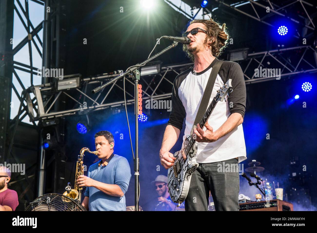 Jacob Hemphill of Sonja performs at the Okeechobee Music and Arts ...