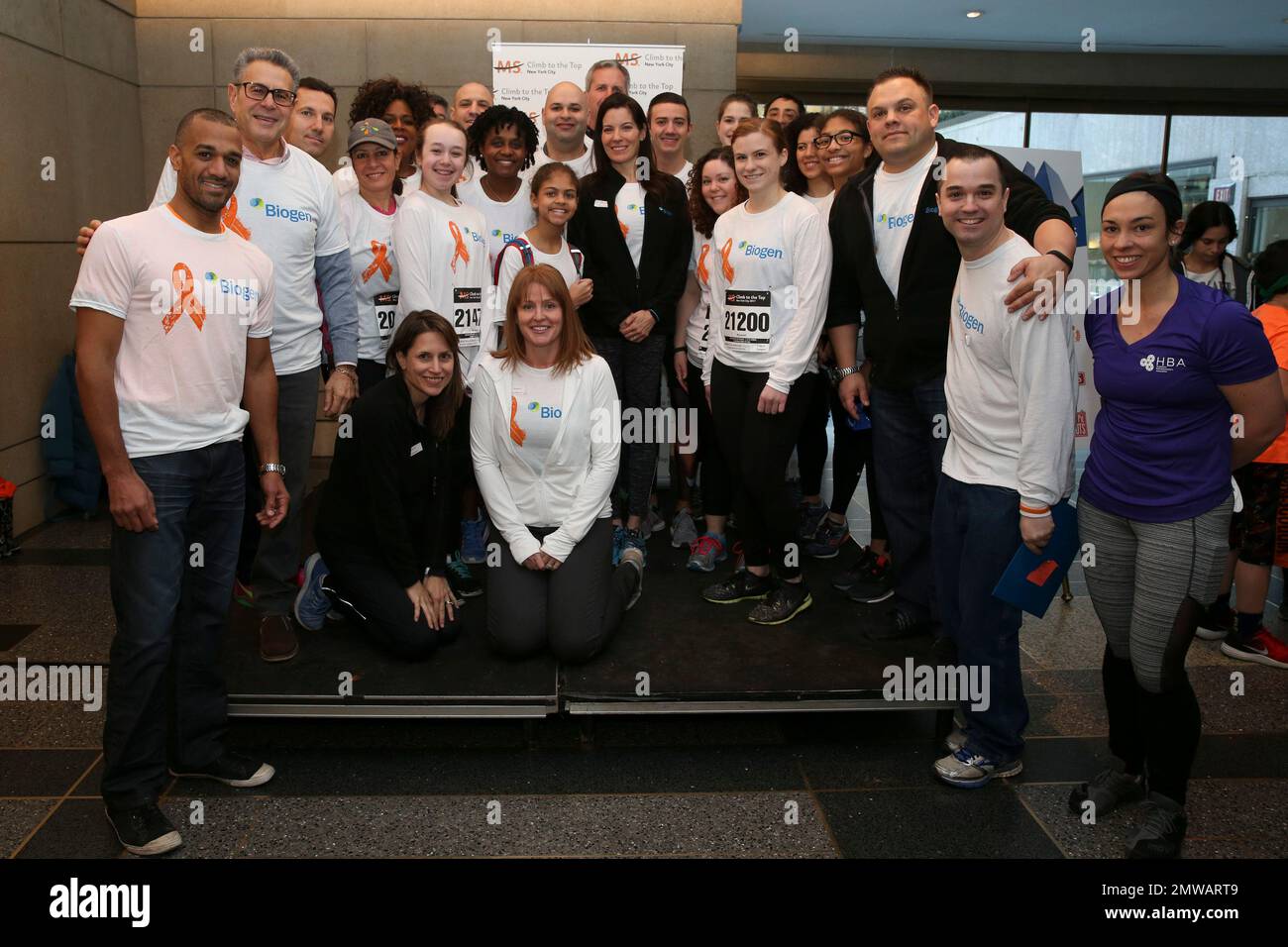 IMAGE DISTRIBUTED FOR BIOGEN - Biogen team members participate at the ...