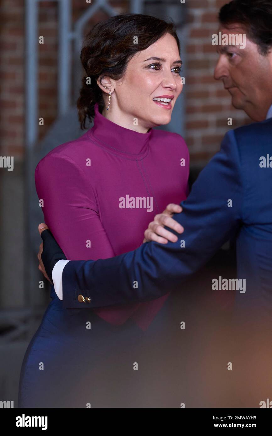 Madrid. Spain. 20230201, Isabel Diaz Ayuso attends ‘San Isidro Fair ...